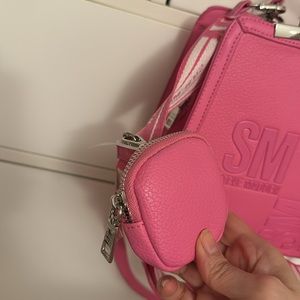 Steve Madden | Bags | Steve Madden Bright Pink Bmateo Satchel Bagcrossbody | Poshmark